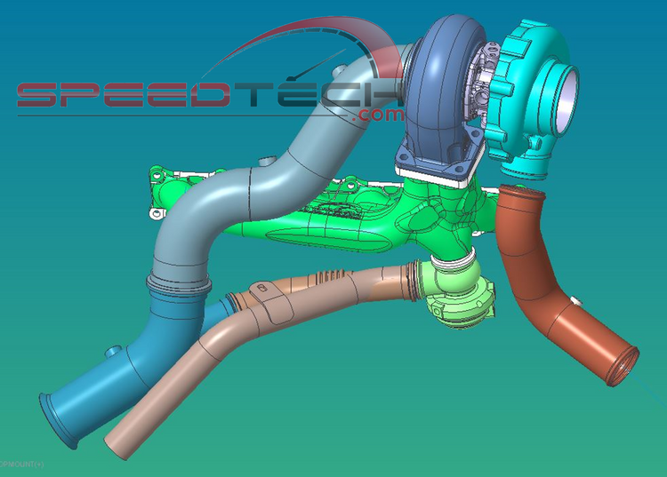 BMW N55 F2X/F3X/F87 (NON-COMP) TOP MOUNT KIT – Speedtech